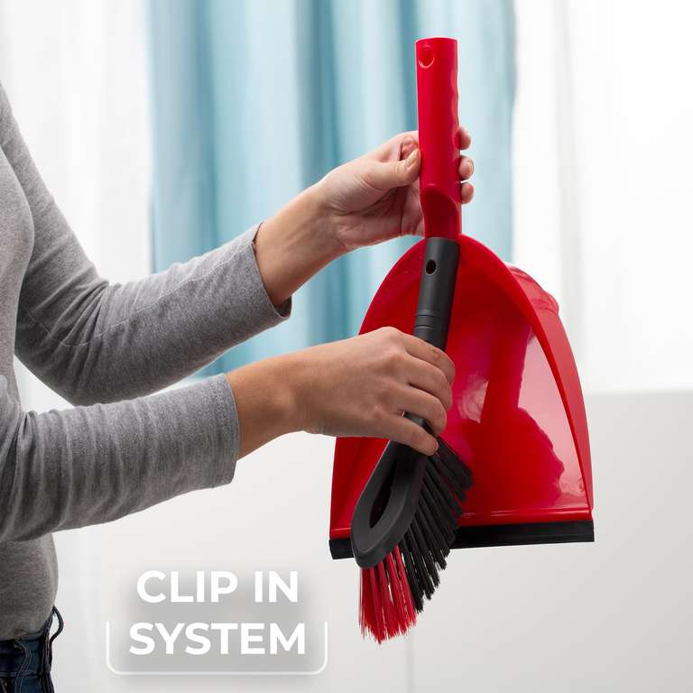 Vileda Dust Pan & Brush Set - 2in1 dustpan & brush | Hotukdeals