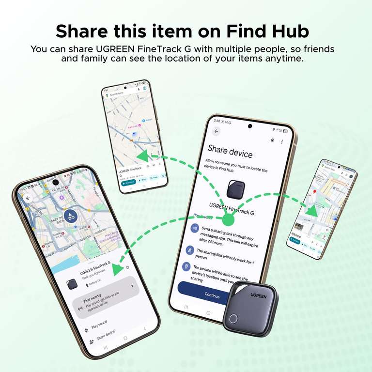 UGREEN FineTrack G USB-C Tracker Tag 23.99 at UGREEN GROUP LIMITED UK ...