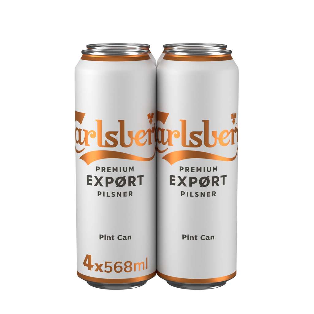 Carlsberg Export Lager Beer 4 x 568ml £5.50 at Amazon | hotukdeals
