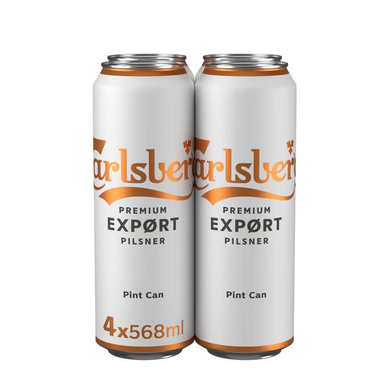 Carlsberg Export Lager Beer 4 x 568ml £5.50 at Amazon | hotukdeals