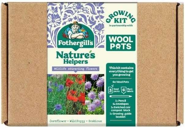 Fothergill’s Natures Helpers Growing Kit: Wildflower Seeds, £10.08 at ...