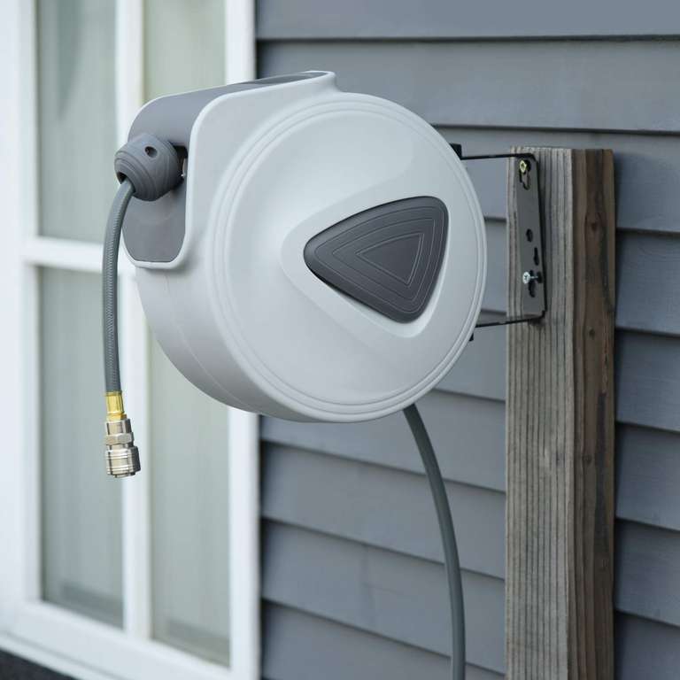 DURHAND Retractable Air Hose Reel 10m Wall Mount – £24.56 at Amazon ...