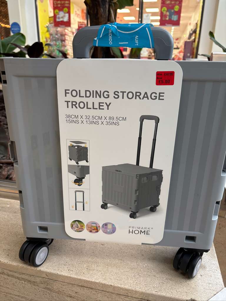Primark Folding Storage Trolley £5 - Milton Keynes, Shop Now at ...