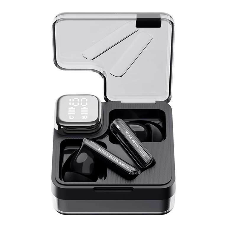 QCY Melobuds Neo (H2 Pro), 24hr Playtime (+Case), Bluetooth 5.3 ...