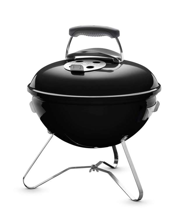 Weber Smokey Joe Charcoal Barbecue/Portable Design, Porcelain-Enamelled ...