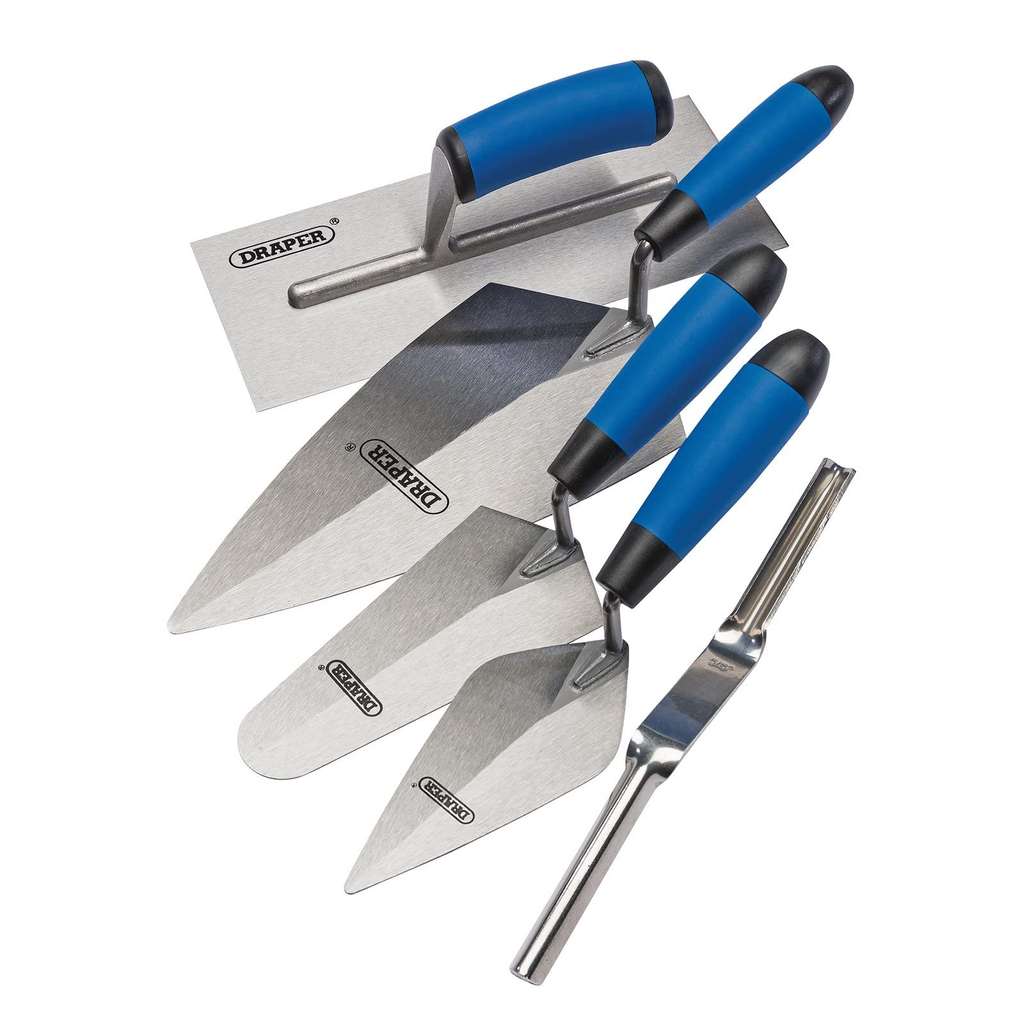 Draper 70372 Soft Grip Trowel Set, 5-Piece – £17.99 at Amazon | hotukdeals