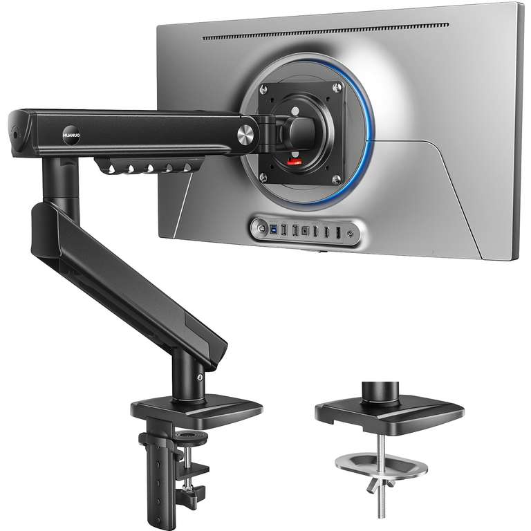 HUANUO Single Monitor Arm for 13–32 Inch Screens with 50% Voucher – 2× ...