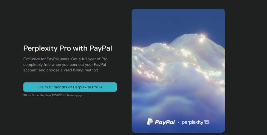 12 Months Free Perplexity AI Pro Subscription via PayPal at Perplexity ...