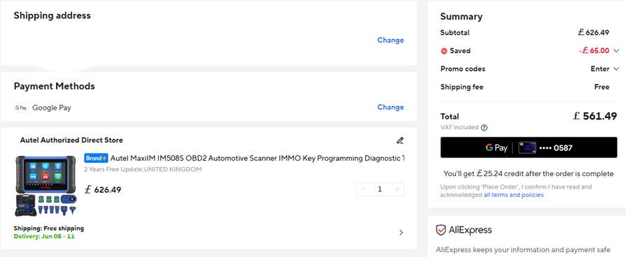 Autel MaxiIM IM508S OBD2 Automotive Scanner IMMO Key Programming ...
