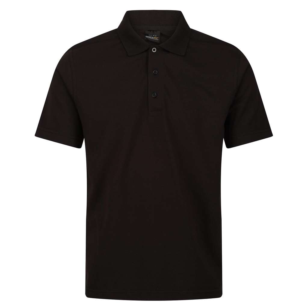 Regatta Professional Men's Pro 65/35 Short Sleeve Polo T Shirt (Black ...