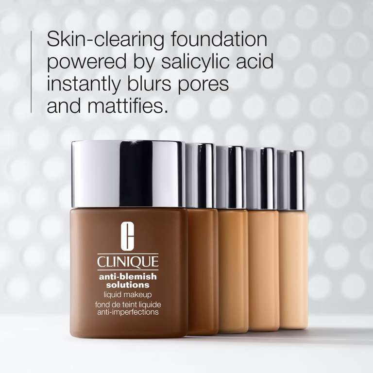 Clinique Anti-Blemish Solutions Liquid Foundation Makeup With Salicylic ...