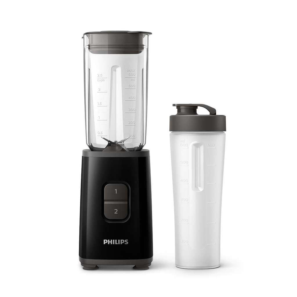 Philips Mini Blender & Smoothie Maker, 350W, Deep Black at Amazon for £ ...