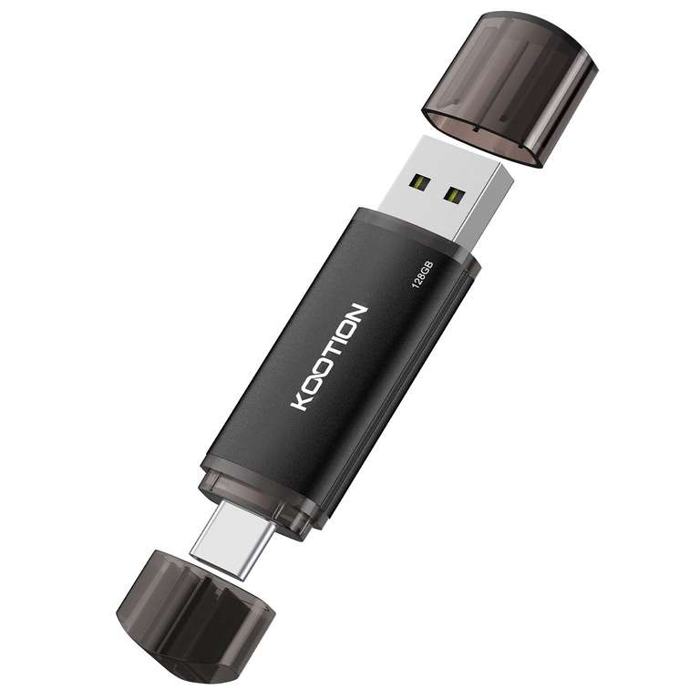 2-in-1 Dual USB A & C OTG Flash Drive - 128 GB | Hotukdeals