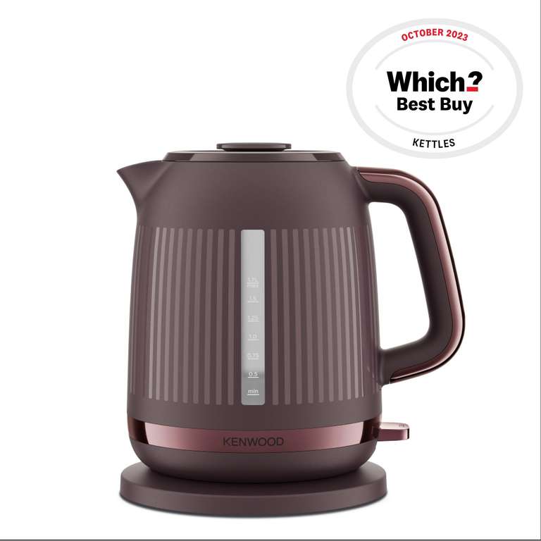 Kenwood Dusk Electric Kettle 1.7L – 360° Base, Boil-Dry Safe at Amazon