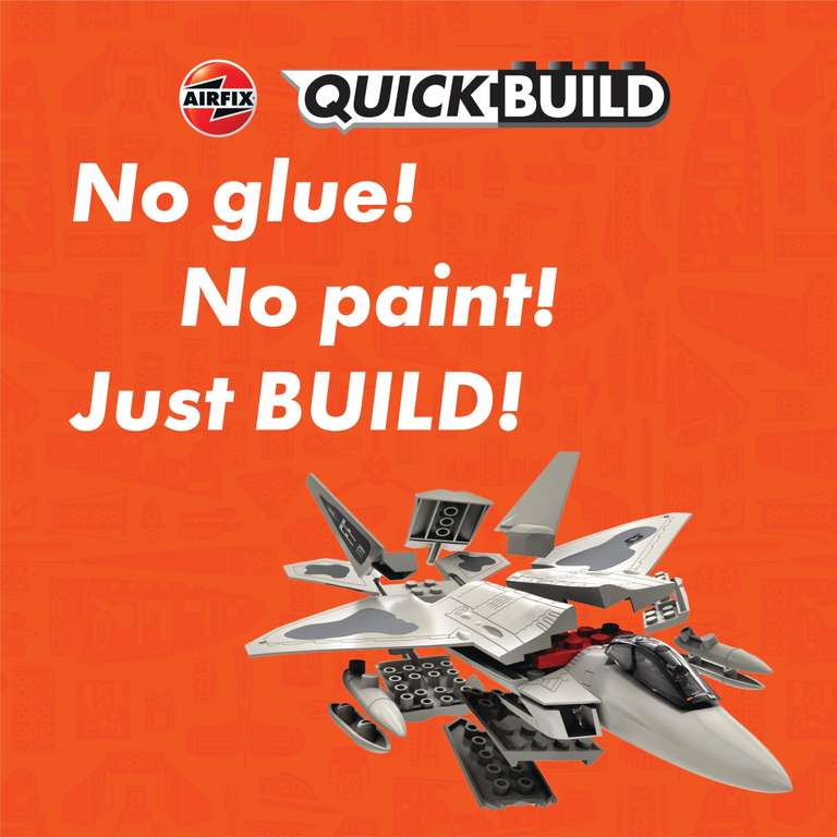 Airfix QUICKBUILD Model Aircraft Kits - J6005 F22 Raptor | Hotukdeals