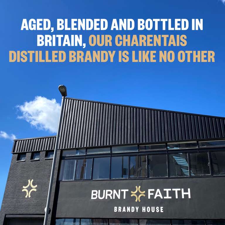 Burnt Faith Brandy 70cl | Double-Distilled in the UK’s First Brandy ...