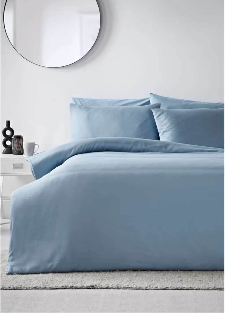Light Blue King Size Duvet Set, Only £5.50 at Matalan | hotukdeals