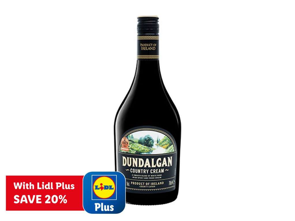 Dundalgan Irish Country Cream £4.47 - England & Wales Only at Lidl ...