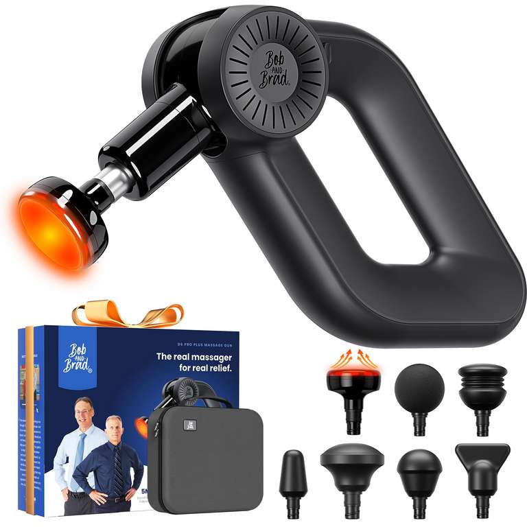 BOB AND BRAD D6 Pro Plus Massage Gun Deep Tissue with Heat | Hotukdeals