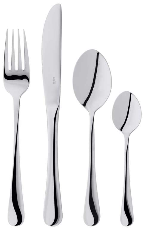 Judge Windsor 16 Piece Cutlery Set 18/0 Stainless Steel for 4 People £ ...
