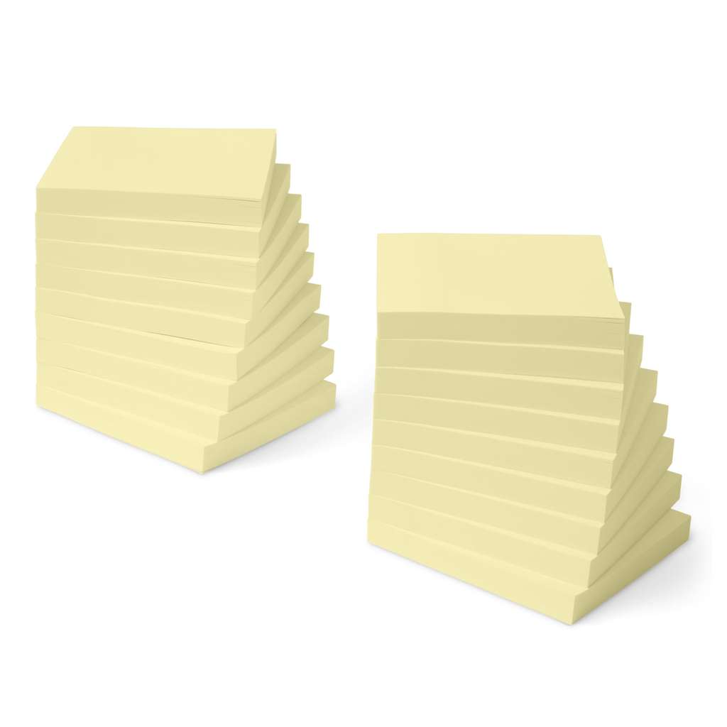 Amazon Basics Yellow Sticky Notes 18-Pack, 7.6 cm - £6.08 at Amazon ...