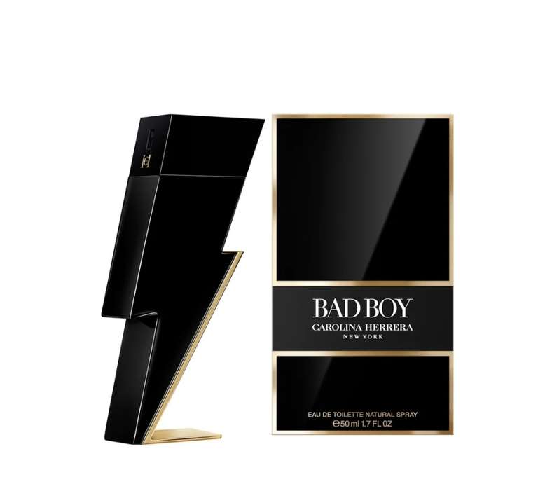 Carolina Herrera men's Bad Boy Eau De Toilette 50ml Spray - with code ...