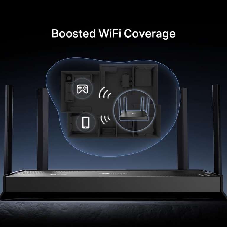 TP-Link Archer BE220 Dual-Band WiFi 7 Router 54.99 at Amazon - BE3600 ...