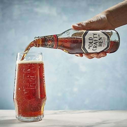 Old Crafty Hen Ale 500ml Bottles – 8 Pack | Rich & Fruity English Ale ...