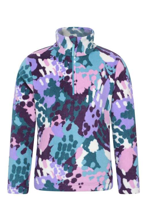 Endeavour Kids Printed Half-Zip Fleece - 2-13yrs, £7.99 at Mountain ...
