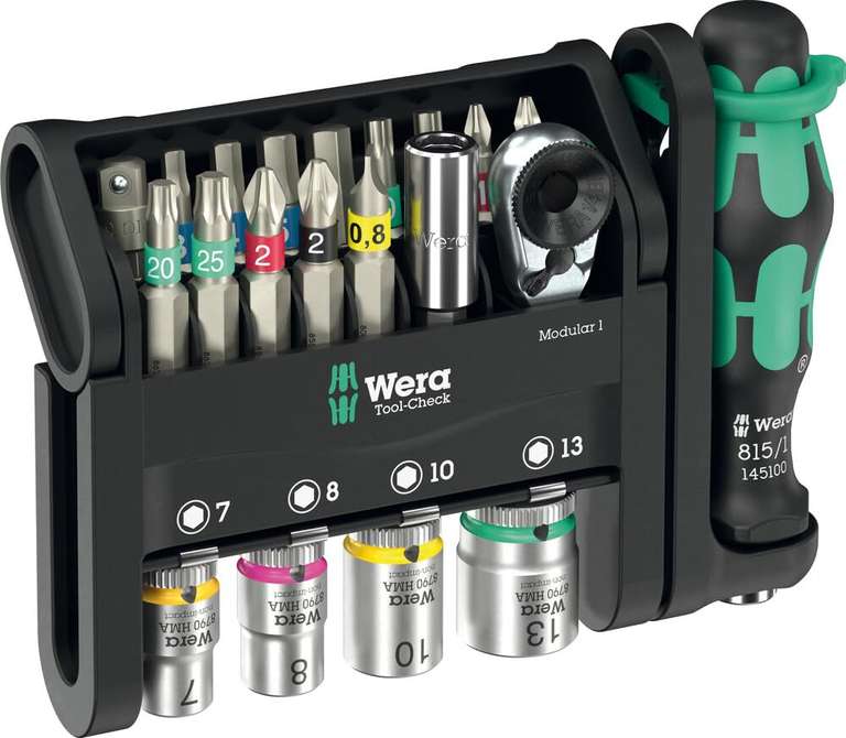 Wera Tool-Check Modular 1, 21 Pieces - 05049000001 - Prime Deal ...