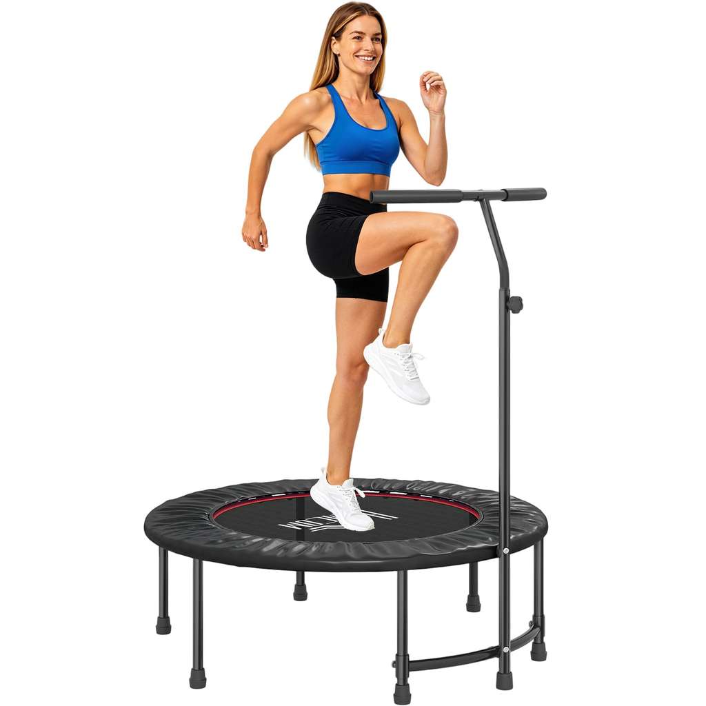 HOMCOM 40" Fitness Trampoline - with Prime | Hotukdeals