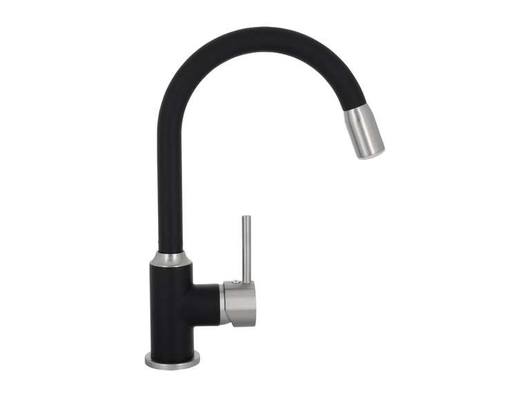 Livarno Home Black LED Kitchen Tap - 360° Rotatable Spout, £24.99 at ...