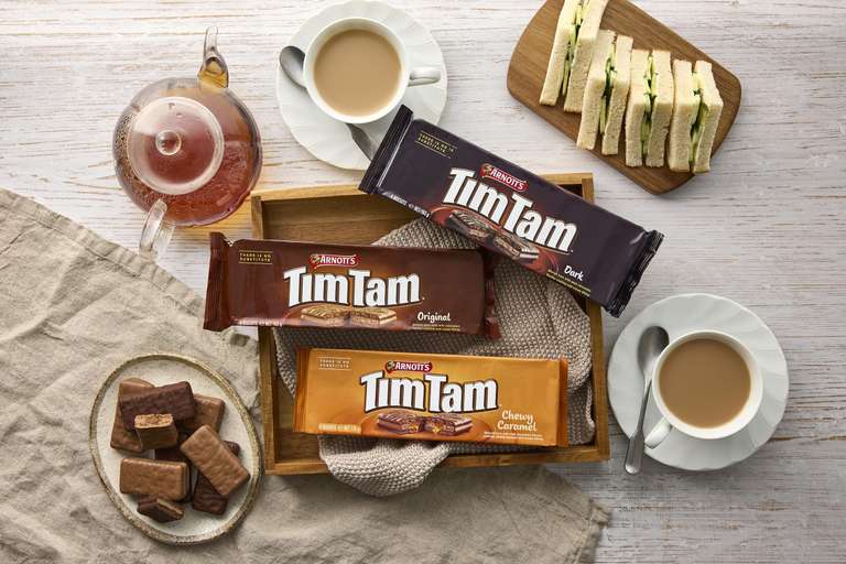 Arnott’s Tim Tam Biscuits Bars with Dark Chocolate Flavour Coating ...