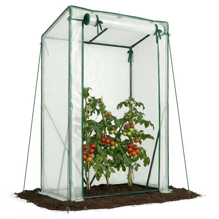 VOUNOT Garden Greenhouse Tomato Grow House with Roll-up Zipper Door ...