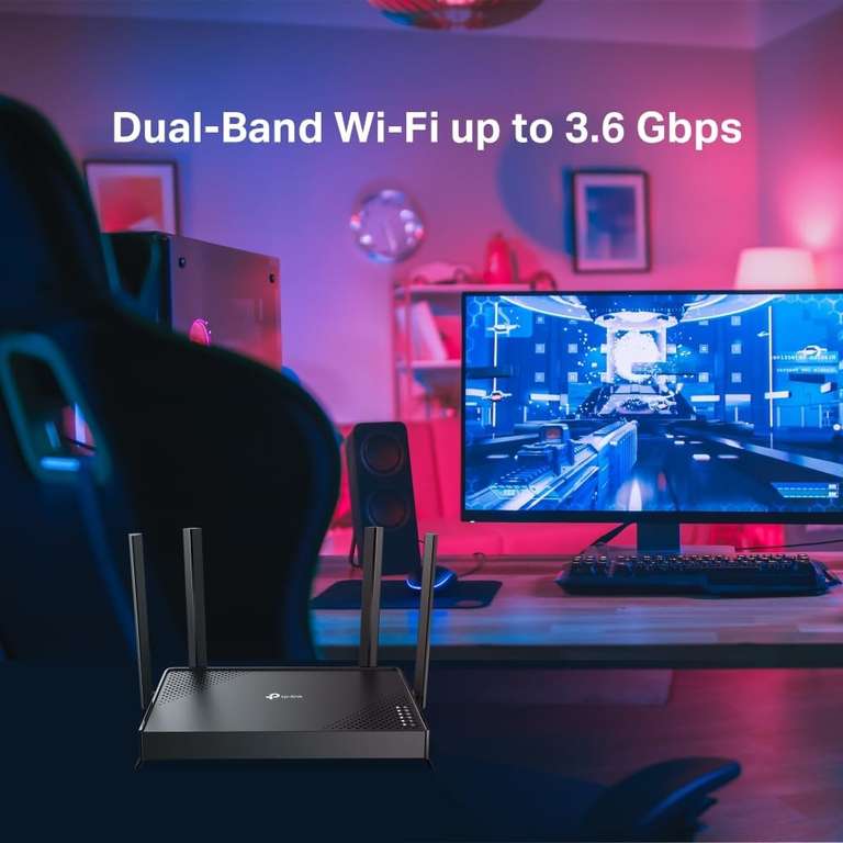 TP-Link Archer BE220 Dual-Band WiFi 7 Router 54.99 at Amazon - BE3600 ...