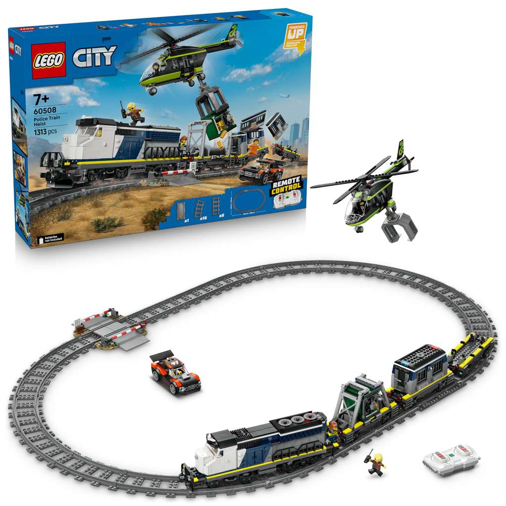 LEGO City Police Train Heist Set 60508 - Prime Exclusive | Hotukdeals