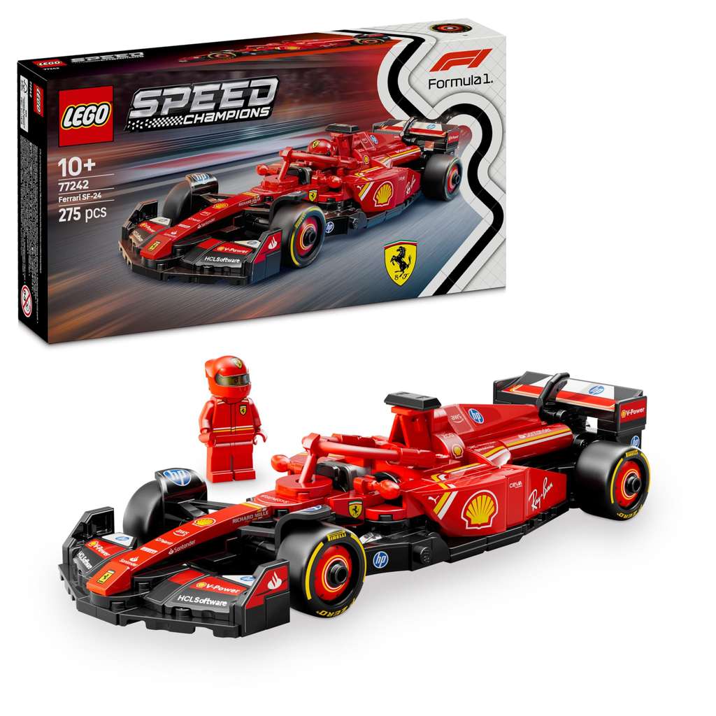 LEGO Speed Champions Ferrari SF-24 F1 Race Car Toy – £16.09 at Amazon ...