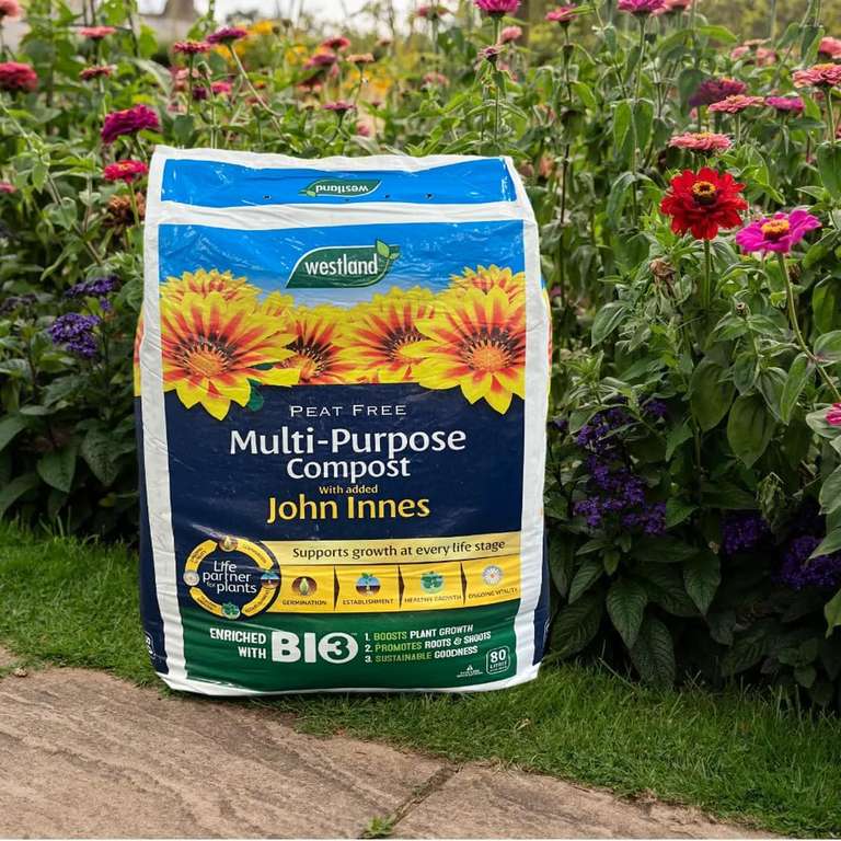 Westland 80L Peat-Free Compost with John Innes - £6.58 at Costco ...