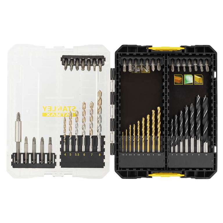 Stanley FatMax STA88563-XJ 49-Piece Drill & Screwdriver Bit Set – £11. ...