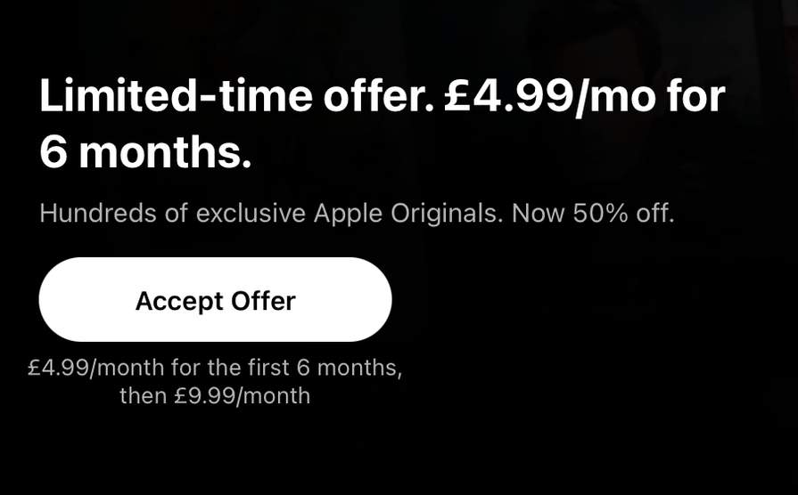 Apple TV £4.99/Month for 6 Months - Stream Exclusives at Apple Store ...