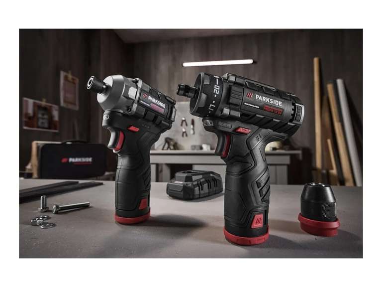 Parkside Performance 12V Starter Set - Cordless Drill & Impact at Lidl ...