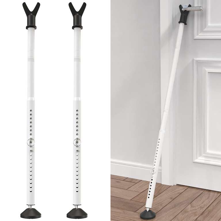 Adjustable Door Security Bars - 2 Pack price 8.59 at BargainFox ...