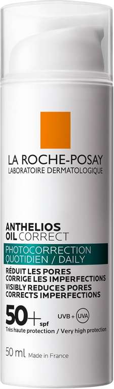 La Roche-Posay Anthelios Oil Correct SPF50+ Sun Cream 50ml £15.27 at ...