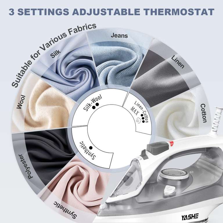 2300W Steam Iron with Rapid Heating & Self-Cleaning at Amazon - £11.60 ...
