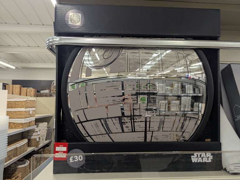 Star Wars Death Star Mirror £17.50 in Wakefield at Dunelm | hotukdeals