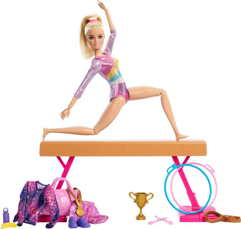 Barbie Gymnastic Fun Play Set with Balance Beam £11.90 at Amazon ...
