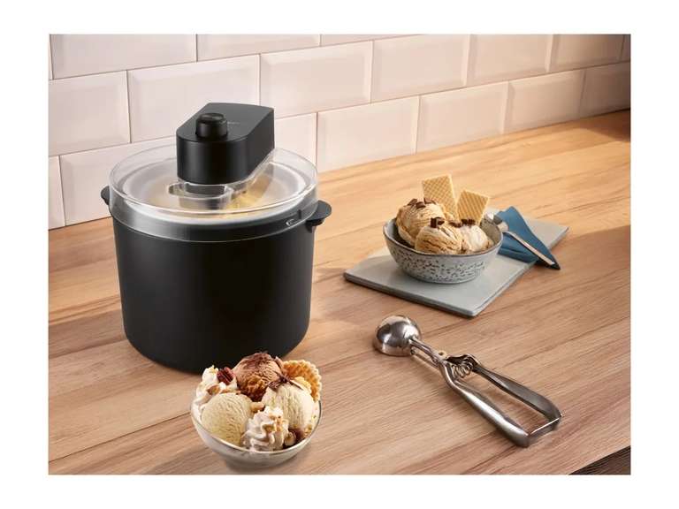 Silvercrest Ice Cream Maker – 1L Capacity, 12W, at Lidl
