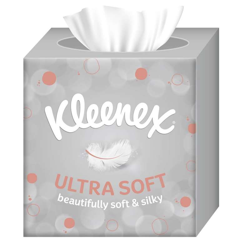Kleenex Ultra Soft Facial Tissues - £1.00 at Amazon | hotukdeals