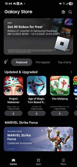 Roblox - Free 80 Robux on Samsung Galaxy Store | Claim Now! | hotukdeals