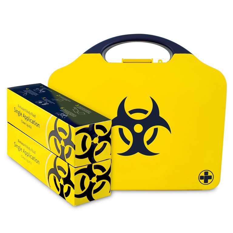 Reliance Medical Biohazard Body Fluid Clean-Up Kit – 2 Applications ...